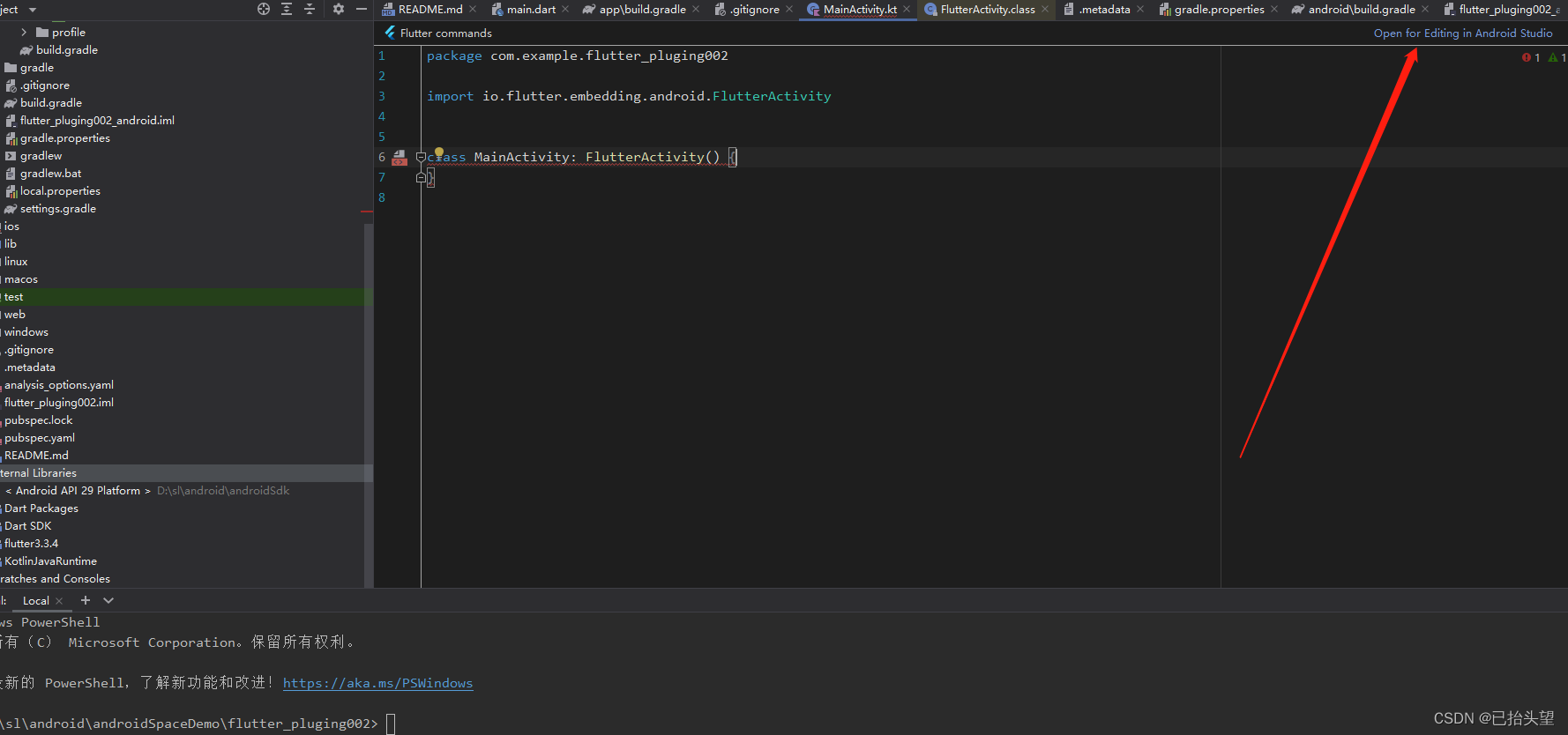 FlutterAcivity 包已导入 但是仍然爆红_flutter java项目代码爆红-CSDN博客