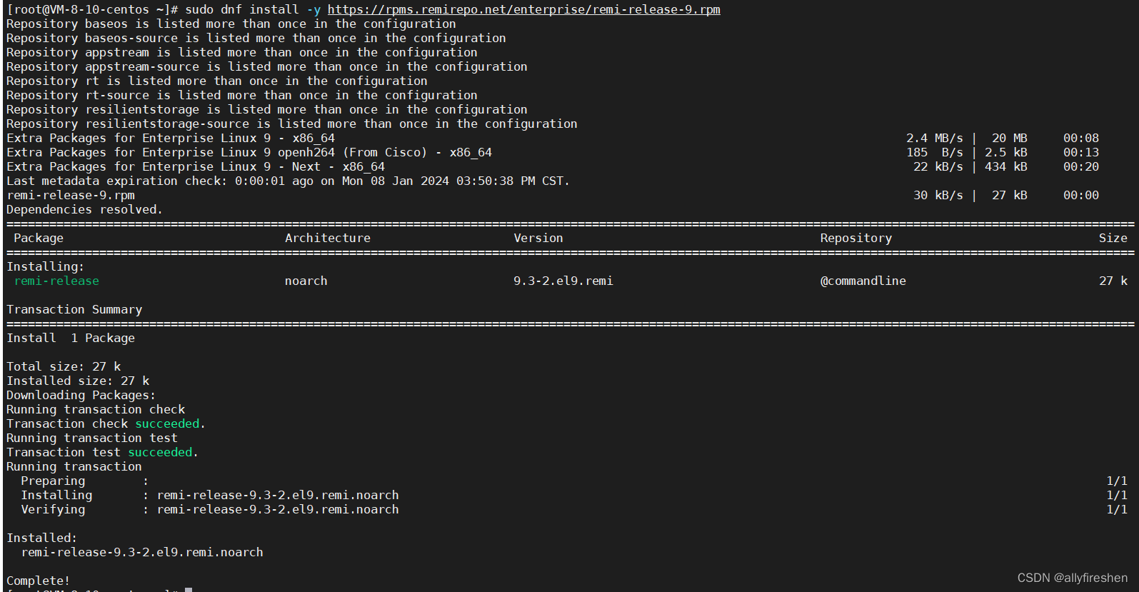 【PHP】CentOS Stream 9 使用yum安装php7.4或者php8.1及以上版本_centos 9安装php-CSDN博客