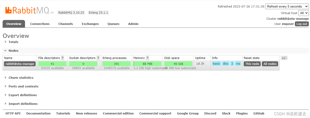 RabbitMQ下载安装-CSDN博客
