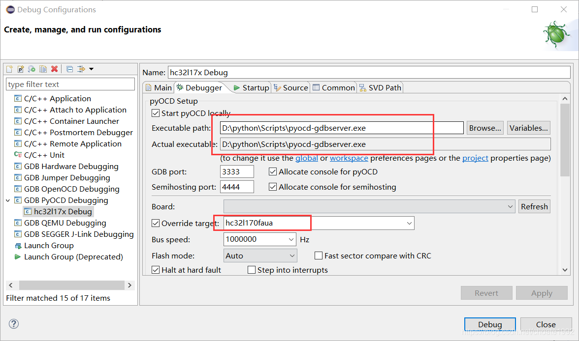 eclipse + armgcc + pyocd(CMSIS-DAP) 进行嵌入式MCU Debug_pyocd调试 华大芯片-CSDN博客