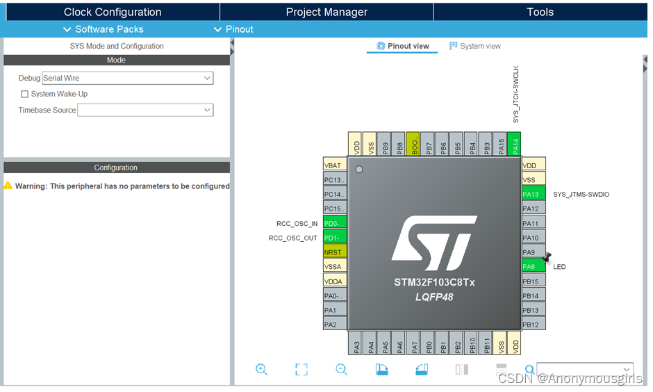 STM32CubeIDE基础学习-LED闪烁实验_stm32cubeide led-CSDN博客