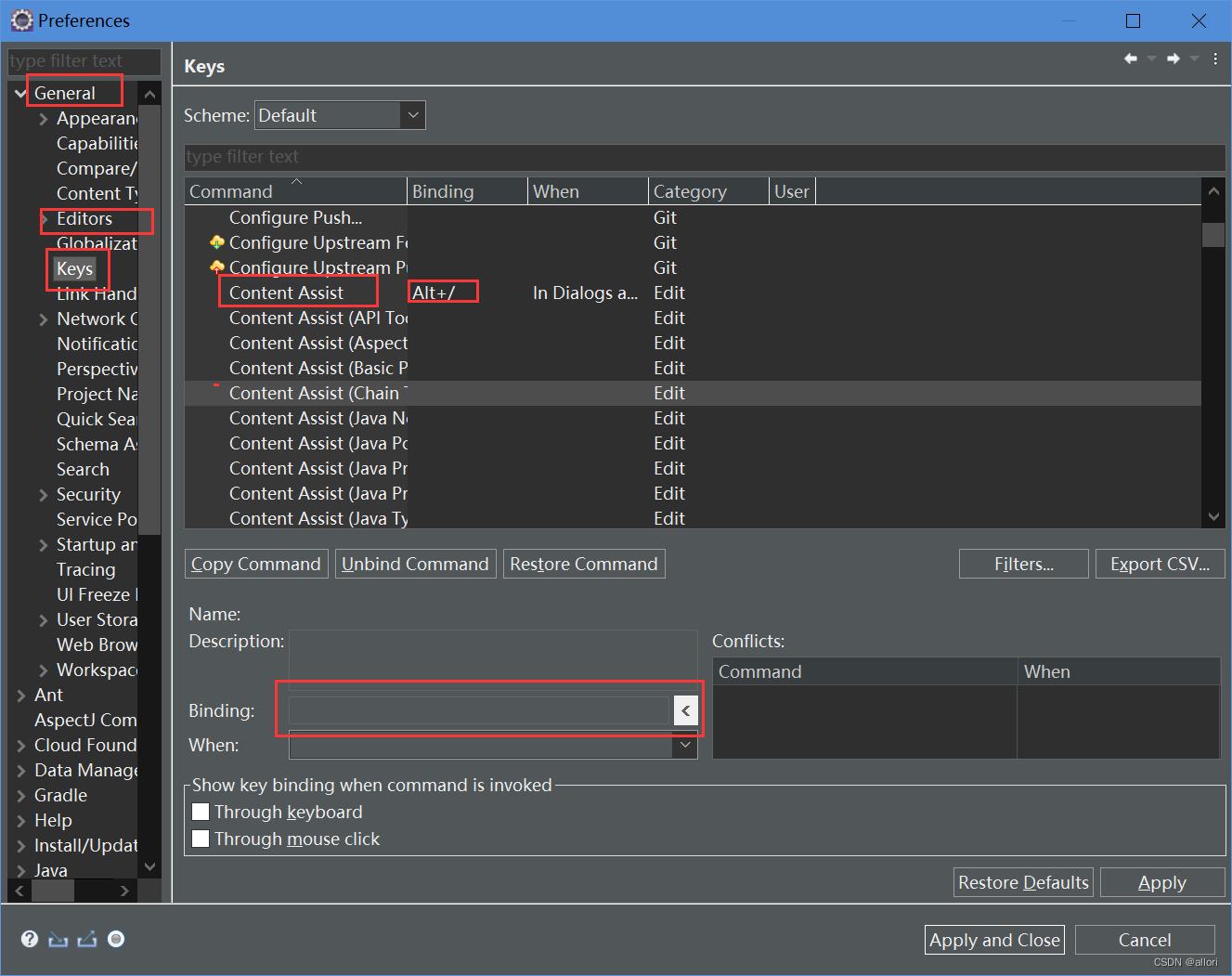 eclipse中alt+/失效_myeclipse alt失效-CSDN博客