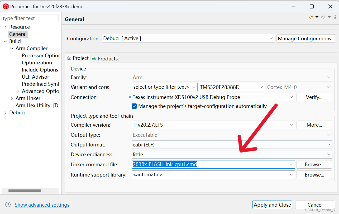 编译 TMS320F2838x 项目_ssc 5.13 tms320f2838x-CSDN博客