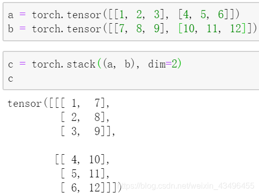 torch.stack()详解_pytorch torch.stack dim默认多少-CSDN博客