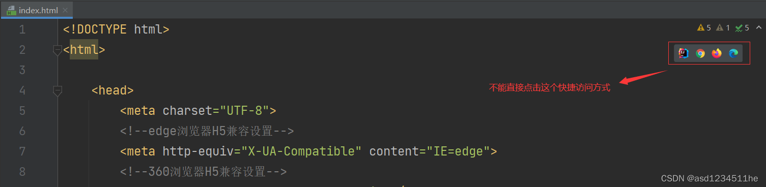 【解决：使用IDEA访问html页面端口号是“6334X”不是8080】_idea打开html默认端口63342-CSDN博客