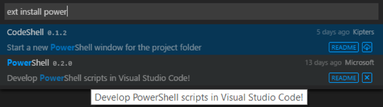 在 Visual Studio Code 中使用 PoweShell - CodeShell-CSDN博客