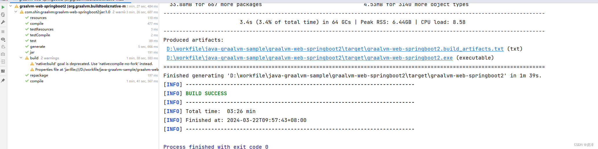 GraalVM详细安装及打包springboot、java、javafx使用教程(打包springboot2篇)_spring boot 2支持graalvm吗-CSDN博客
