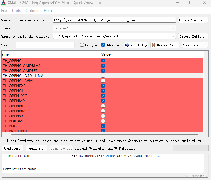 windows+QT5.14.1_MinGW_32bit+opencv4.5.1+CMake3.24编译并配置Qt使用opencv_opencv32位编译使用-CSDN博客