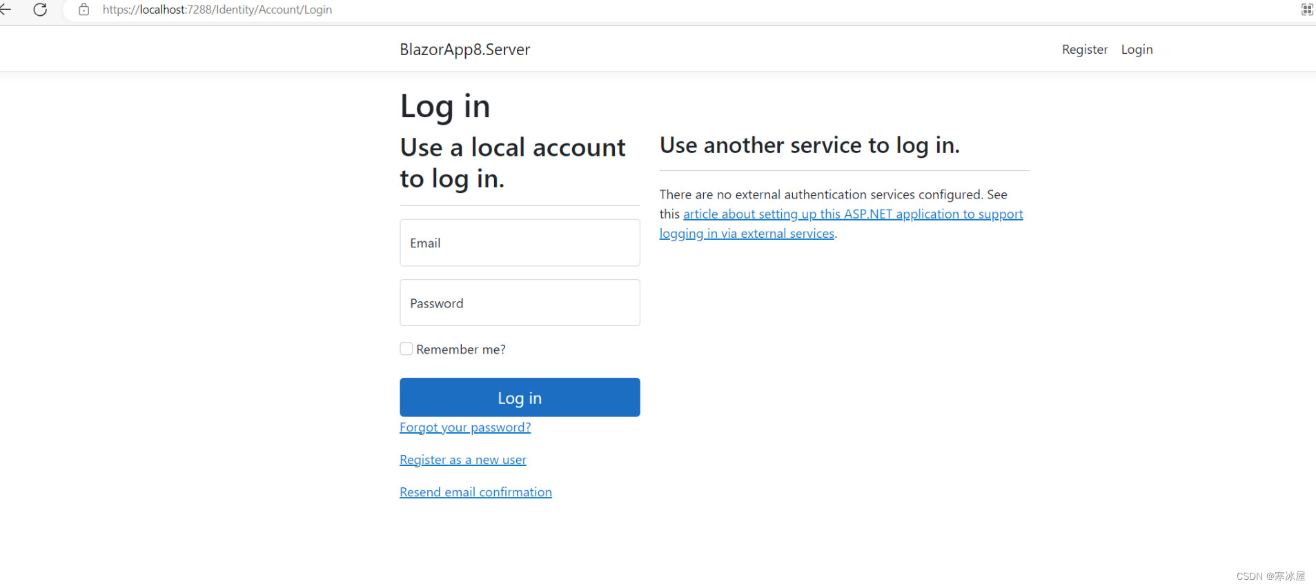 具有基于cookie的身份验证和microsoft标识的blazor Wasm托管应用blazor Cookie Csdn博客