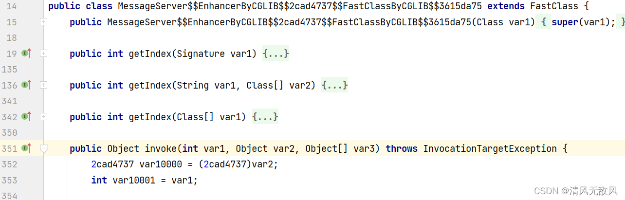 CGLIB动态代理 -- MethodInterceptor、整体过程分析_cglib methodinterceptor-CSDN博客