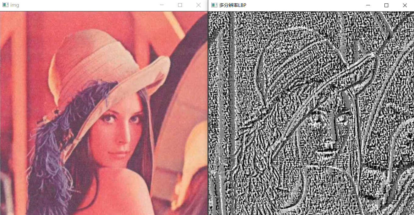 OpenCV——多分辨率LBP的计算方法_opencv lbp-CSDN博客