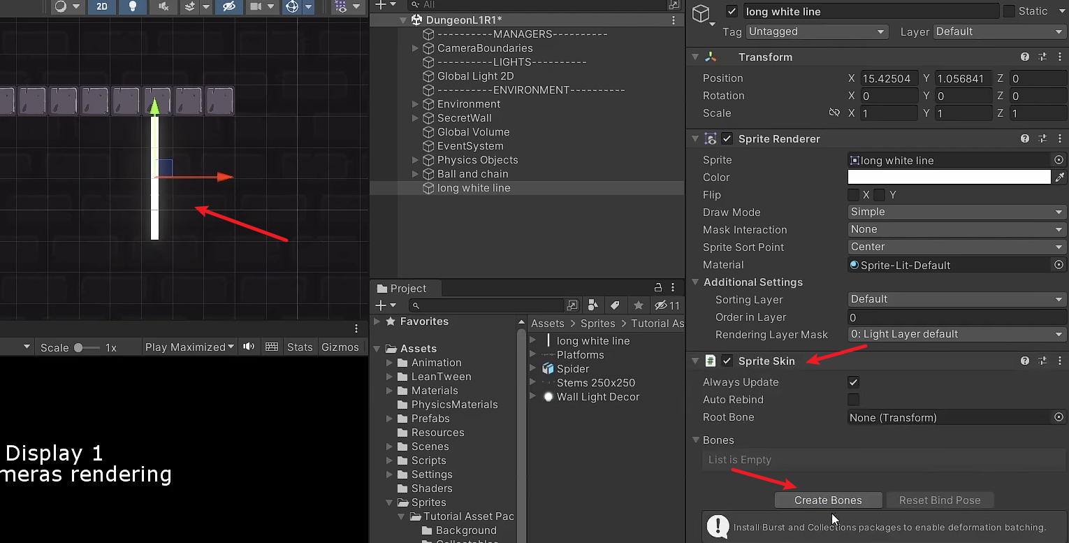 【Unity实战】零代码实现物理2d绳子和绳桥效果——Hinge Joint 2D的使用_unity绳子-CSDN博客