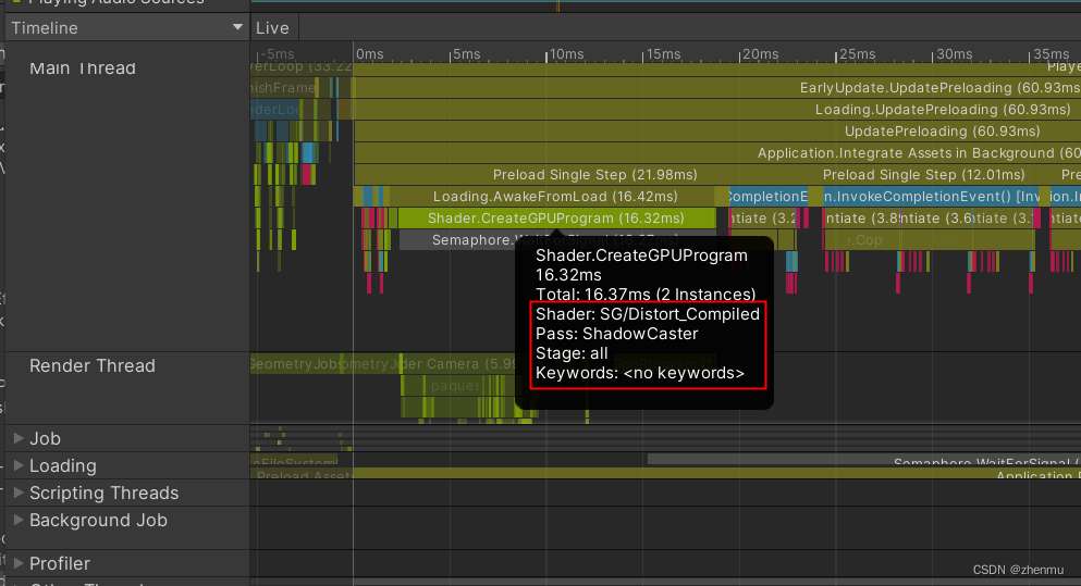 【unity】关于技能释放shader.CreateGPUProgram造成卡顿，优化和定位方法。-CSDN博客