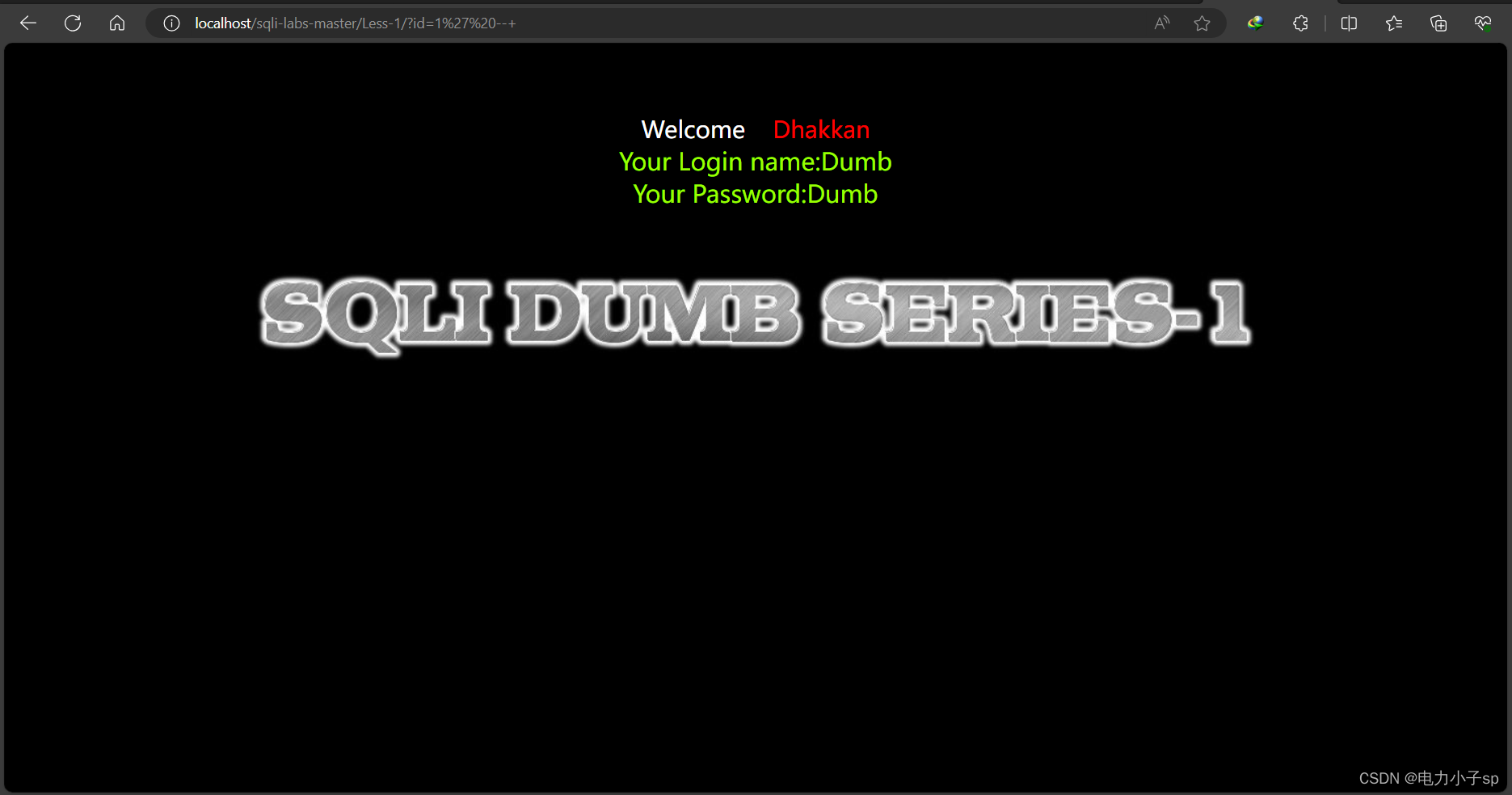 SQL注入-sqli-labs-master第一关_nginx+sqli-labs-master-CSDN博客