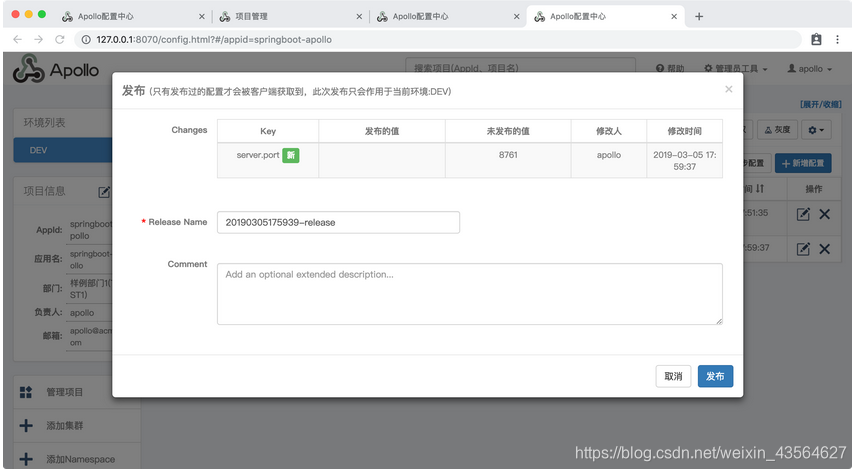 SpringBoot 整合 apollo_springboot eureka apollo-CSDN博客