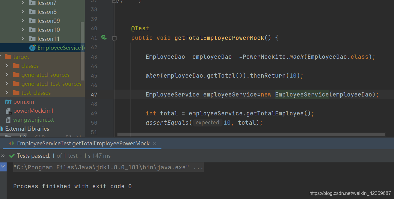 单元测试（四）PowerMock 实战_powermock-module-junit4-CSDN博客