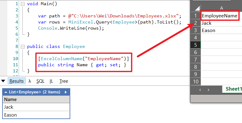 C#库-MiniExcel_c# miniexcel-CSDN博客