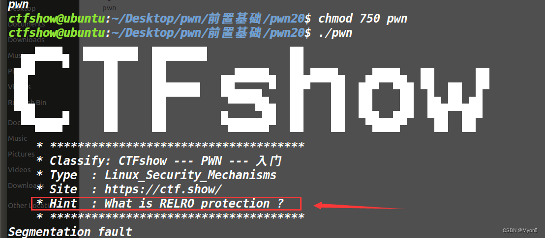 CTFshow-PWN-前置基础（pwn20）_ctfshow pwn20-CSDN博客