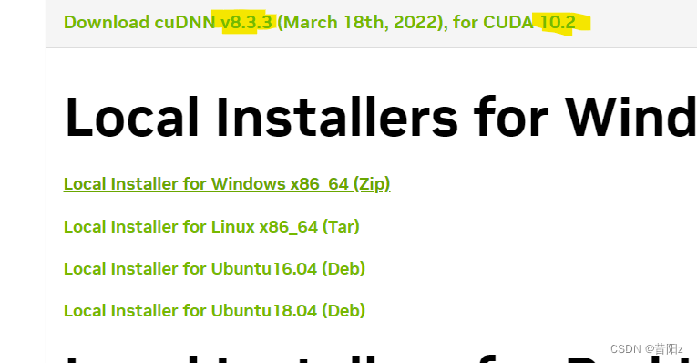 pytorch的安装（CUDA10.2+cuDNN8.3.3+torch1.10+ torchvision 0.11.1+python3.9）_cuda10.2对应的pytorch-CSDN博客