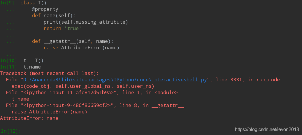 python property的AttributeError的问题_missing attribute-CSDN博客