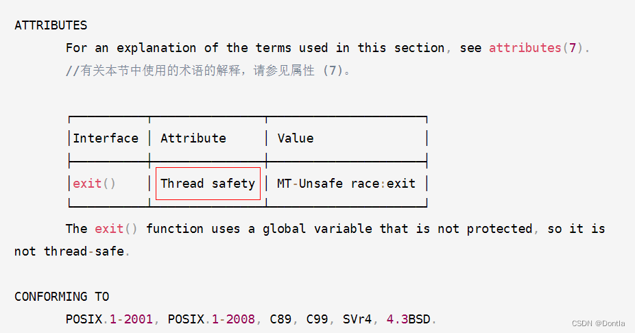 线程安全Thread safety是什么意思？MT-Unsafe-CSDN博客