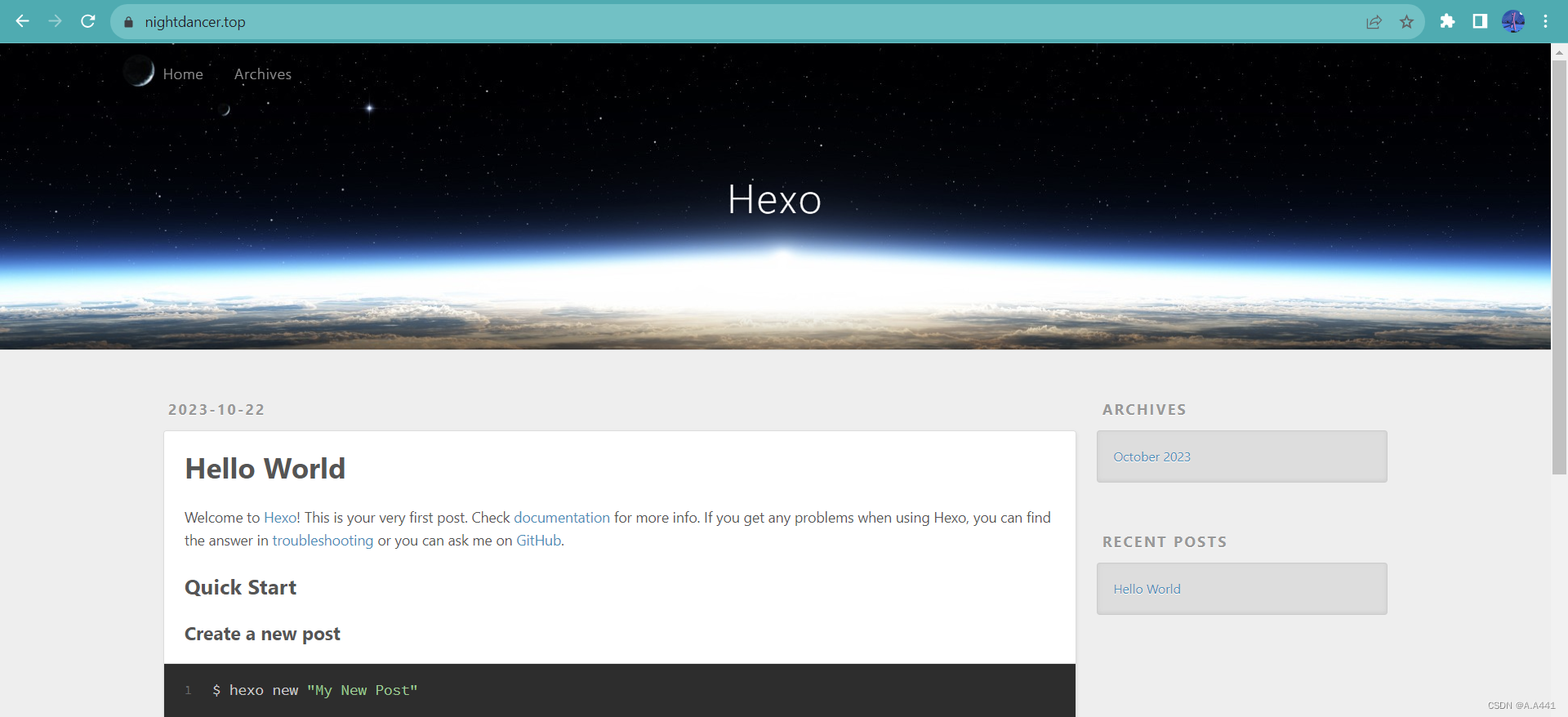 Hexo+GithubPage：搭建个人博客教程,-CSDN博客
