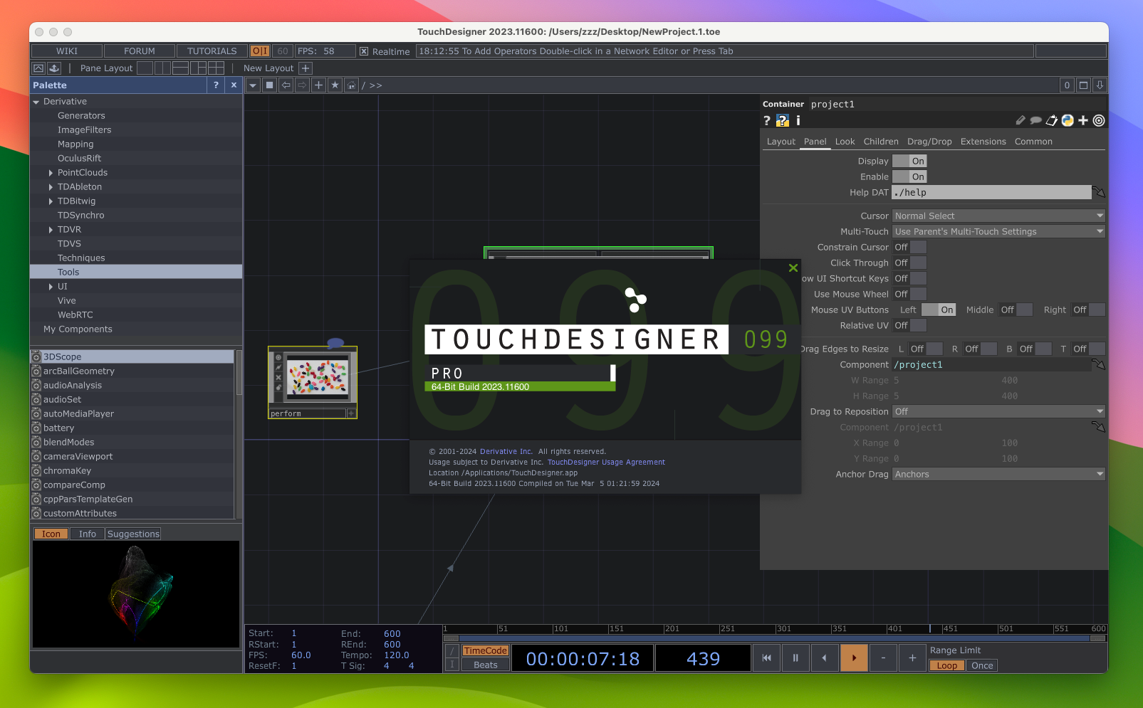 TouchDesigner Pro for Mac v2023.11600 可视化原型渲染设计_touchdesigner下载-CSDN博客