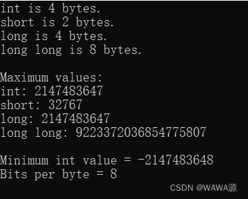 climits头文件里的INT_MAX,LONG_MAX,LLONG_MAX,CHAR_BIT_unsigned long long最大表示的数llongmax-CSDN博客
