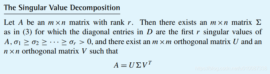 彻底理解SVD奇异值分解(singular value decomposition)_svd theorem-CSDN博客