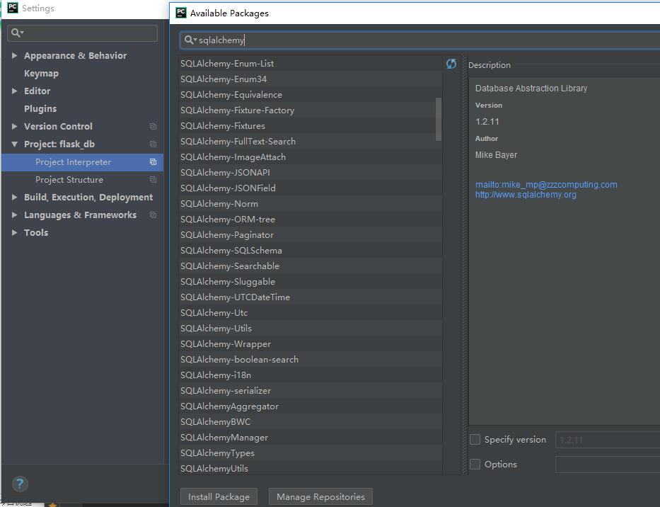 Pycharm下找不到sqlalchemy、pymysql的问题-CSDN博客