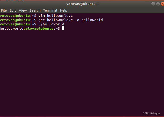 Ubuntu教程：从基础到进阶：helloworld程序与十进制转二进制-CSDN博客