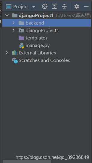 前后端分离之中的django后台_django后端代码写在哪个文件夹-CSDN博客