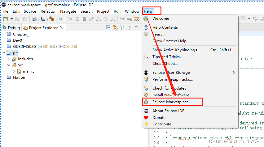 四、 Eclipse mcu开发环境代码管理_eclipse 单片机开发-CSDN博客