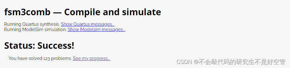 Verilog刷题HDLBits——Fsm3comb-CSDN博客