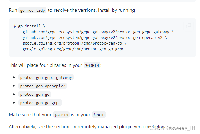 go protobuf安装与使用_protoc-gen-openapiv2-CSDN博客