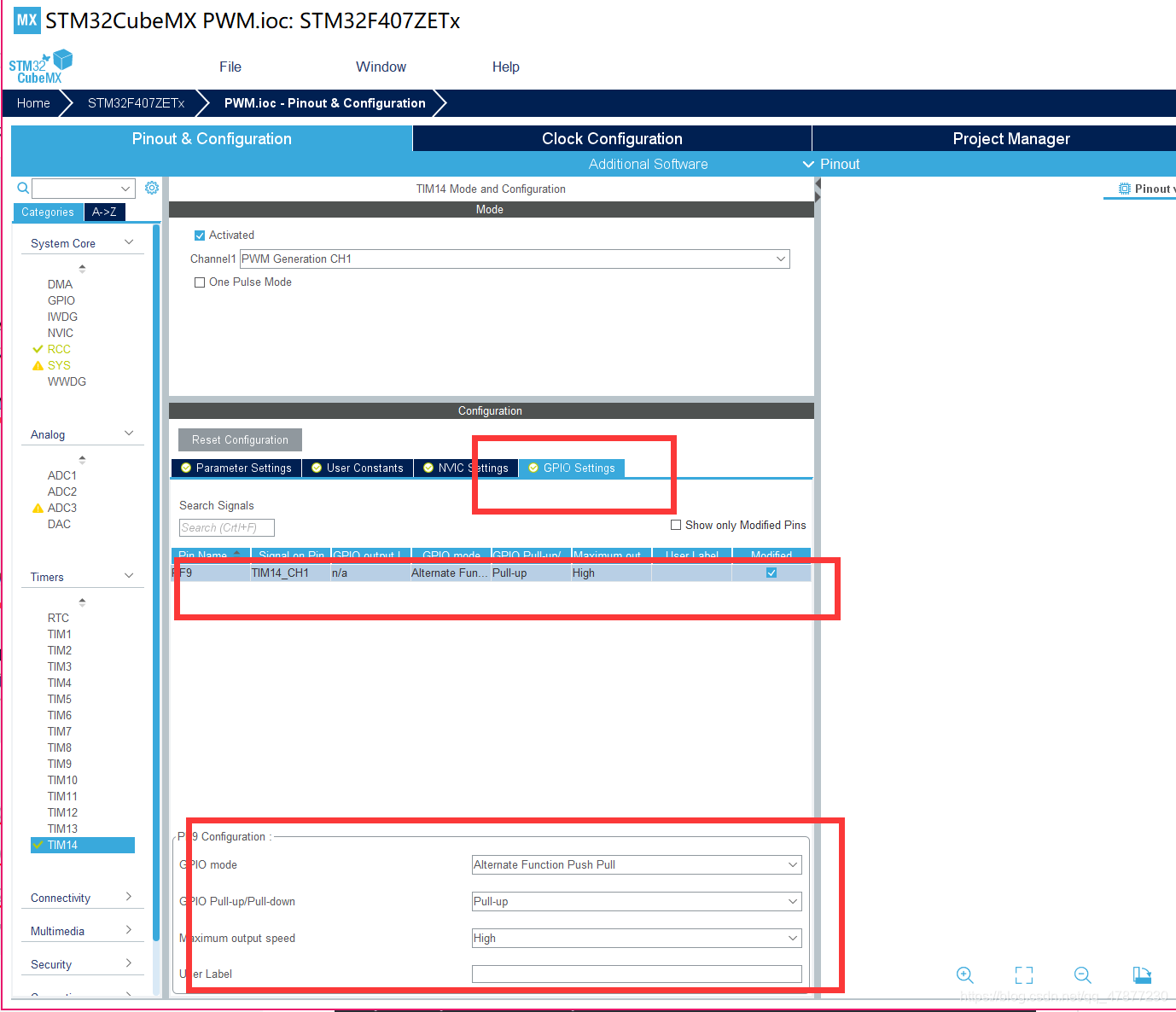 【STM32F4】HAL库 CubeMX(八)--------定时器输出PWM波实验_stm32f4 cubemx pwm-CSDN博客