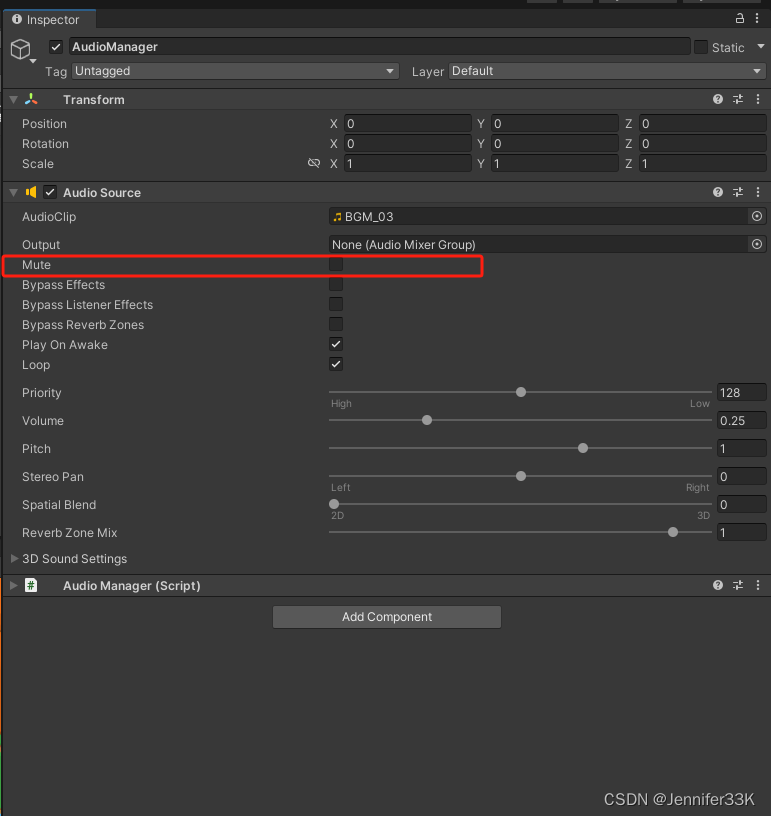 Unity | AudioSource 无声音_unity audio source没声音-CSDN博客