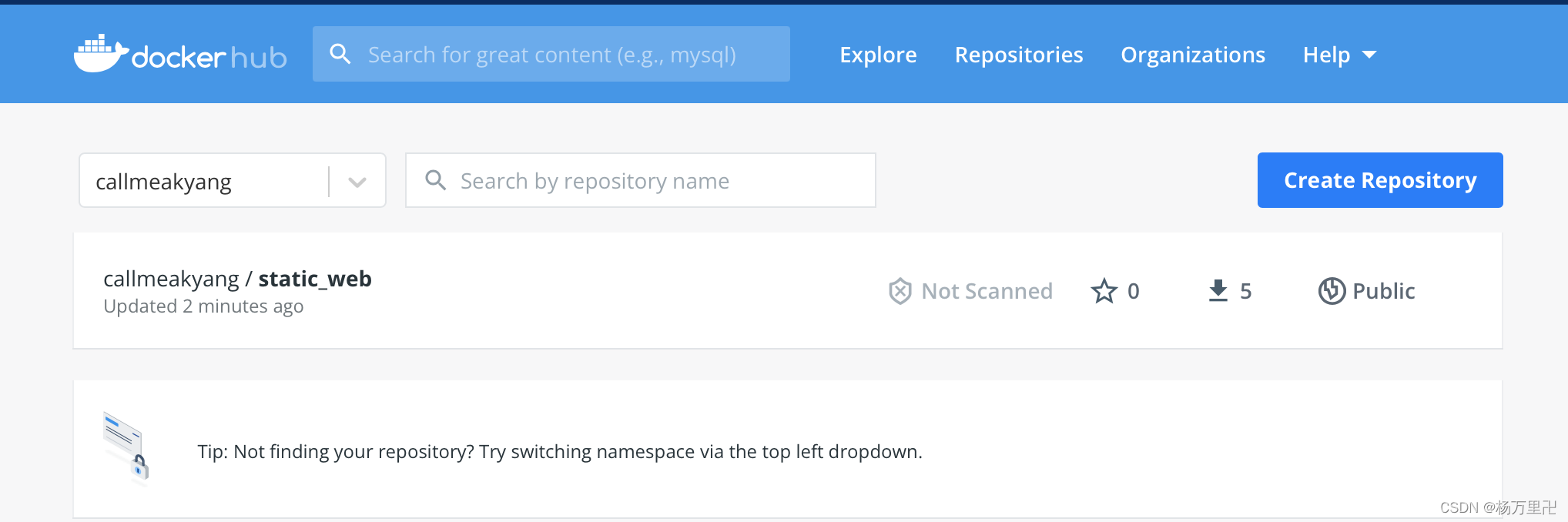 docker push 出现 [denied: requested access to the resource is denied]_docker push denied-CSDN博客
