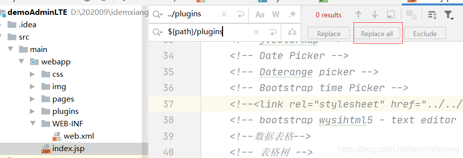 Intellij IDEA部署AdminLTEmode-CSDN博客