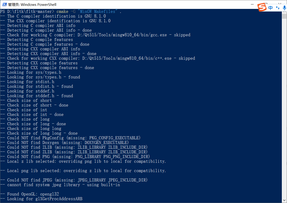 在Windows系统用mingw编译FLTK，并在qt creator运行测试代码_mingw fltk-CSDN博客