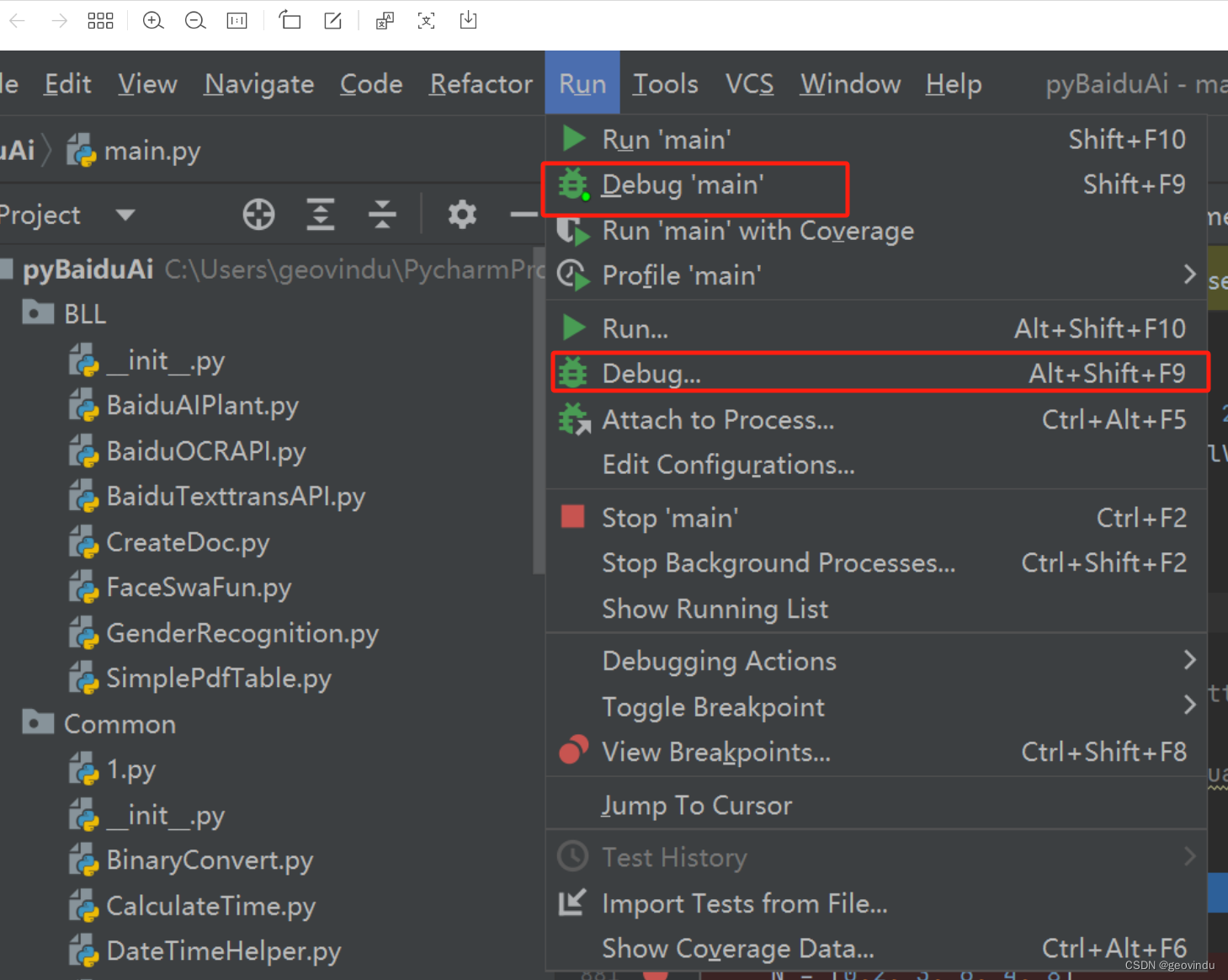 Python: PyCharm 2023.1 调试-CSDN博客