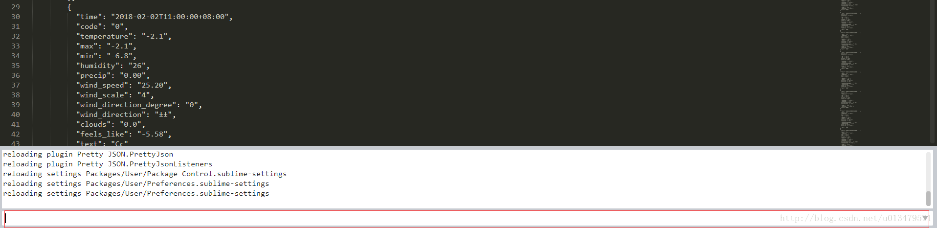 Sublime Text 格式化JSON-pretty json_WGH100817-华为开发者空间