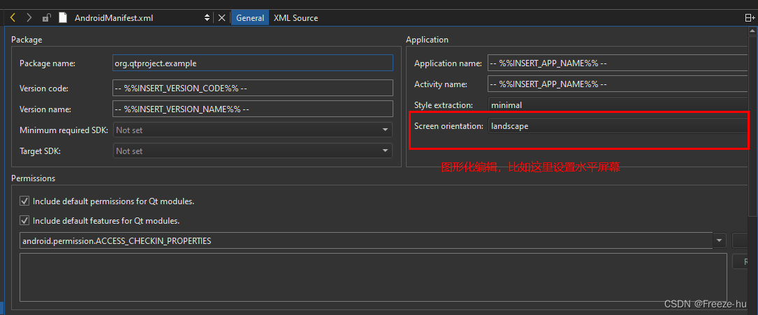 qt for android 工程添加AndroidManifest.xml 文件_qt androidmanifest.xml-CSDN博客
