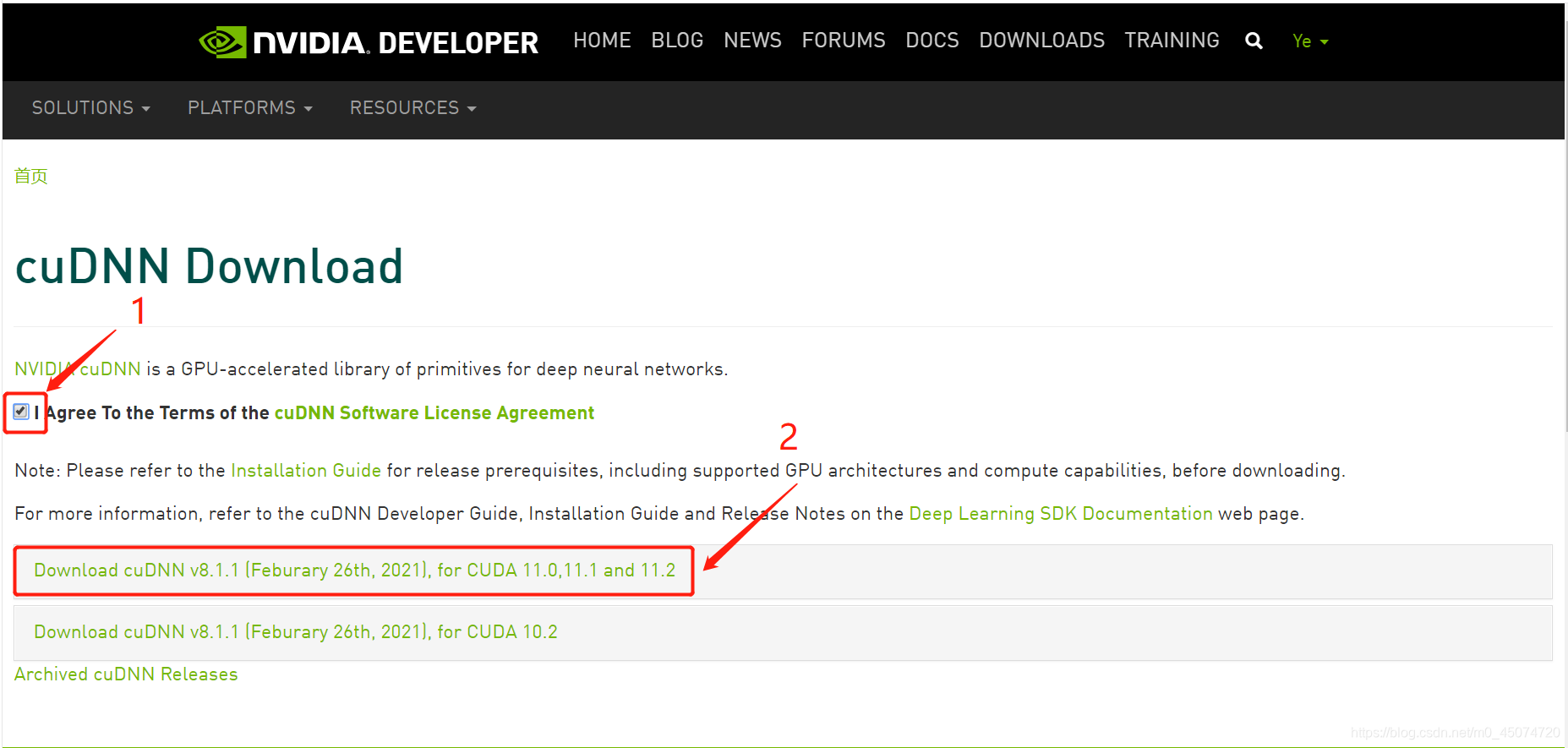 CUDA11.2+CUDNN配置+创建虚拟环境_cuda11.2对应的cudnn-CSDN博客