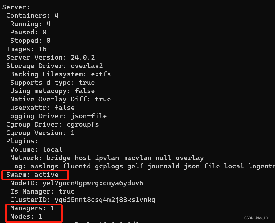 docker swarm集群_docker swarm init-CSDN博客