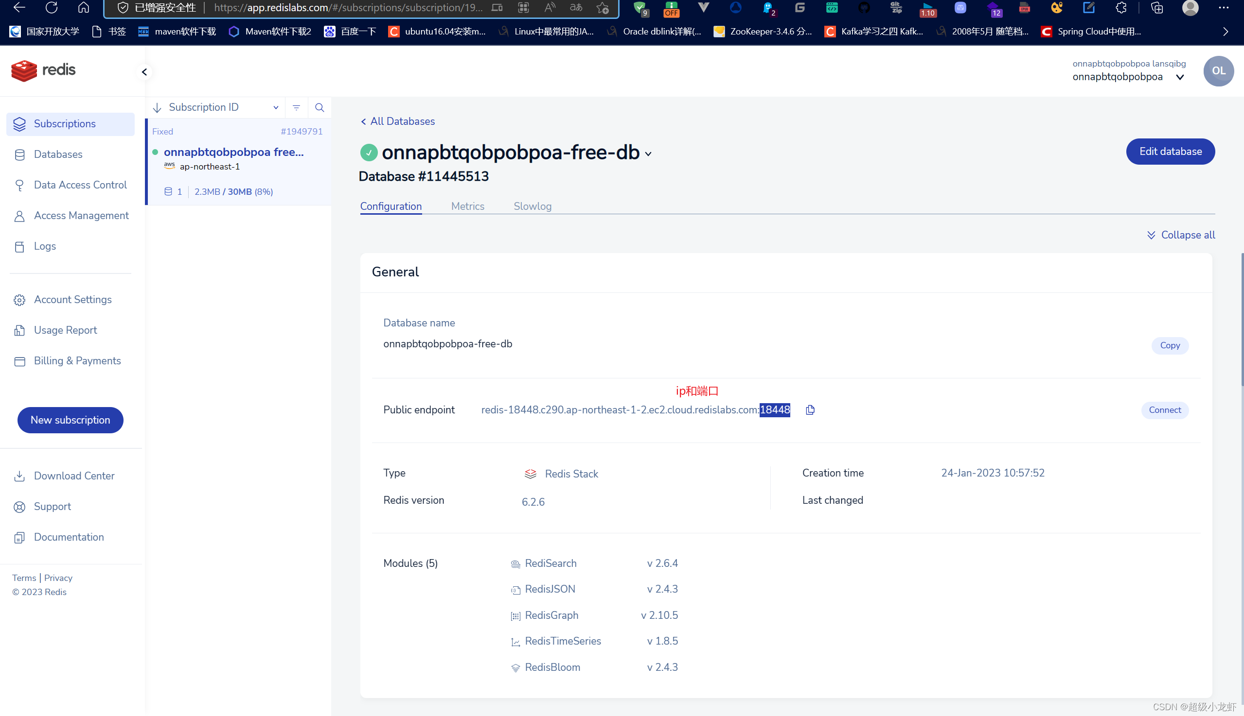 redislabs免费外网30M-redis内存_提供免费的30m大小的redis云数据库-CSDN博客