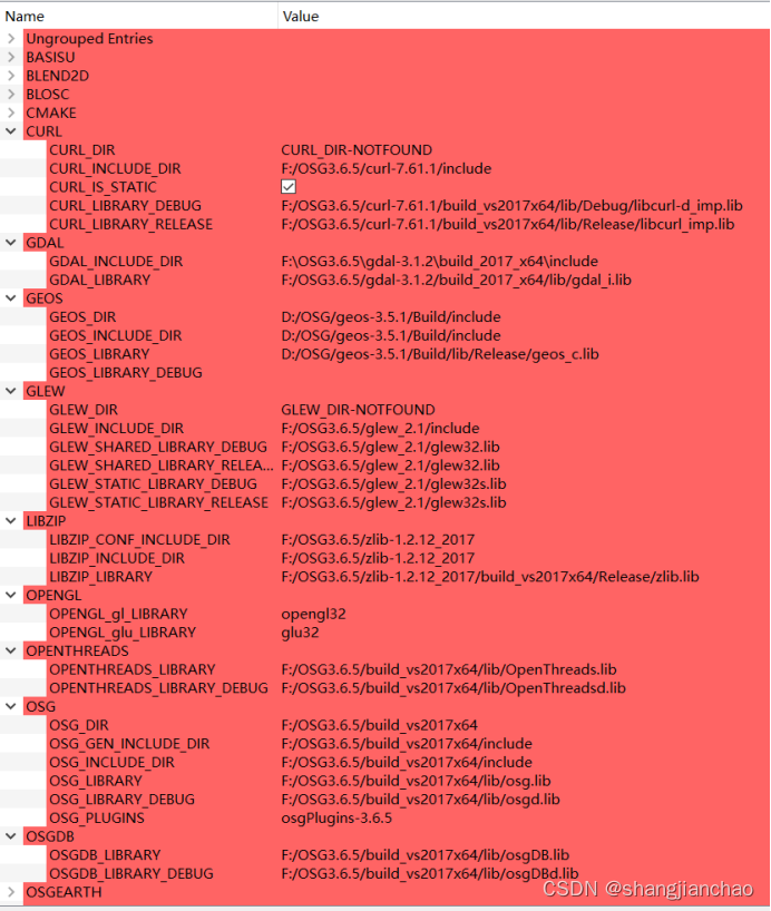 最新版本 OSG3.6.5 + osgEarth3.3 + VS2017_64位编译配置_osgearth最新版本-CSDN博客