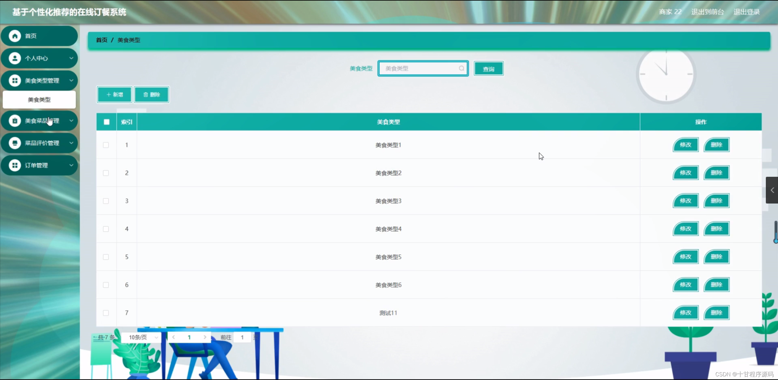 Java基于个性化推荐的在线订餐系统源码mysql文档餐饮推荐系统java源码 Csdn博客