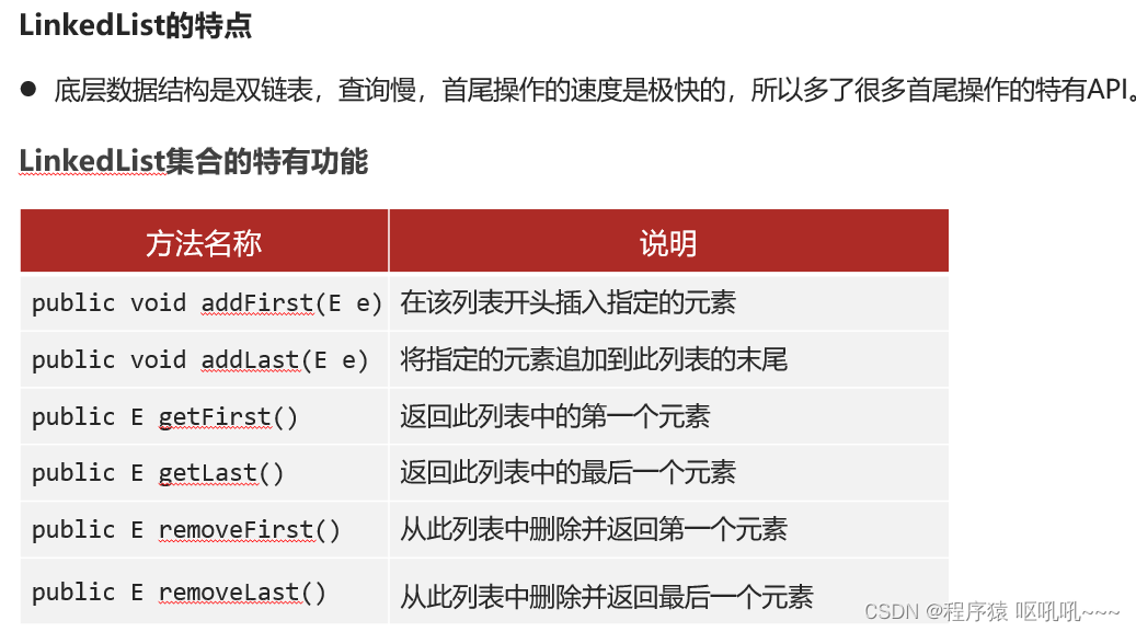 Java中LinkedList集合_java linkedlist 弹出-CSDN博客