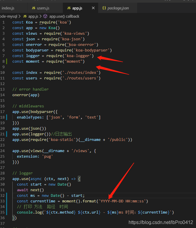 Node.js中Koa2在控制台输出请求日志的方法koa-logger_koa-logger 插件-CSDN博客